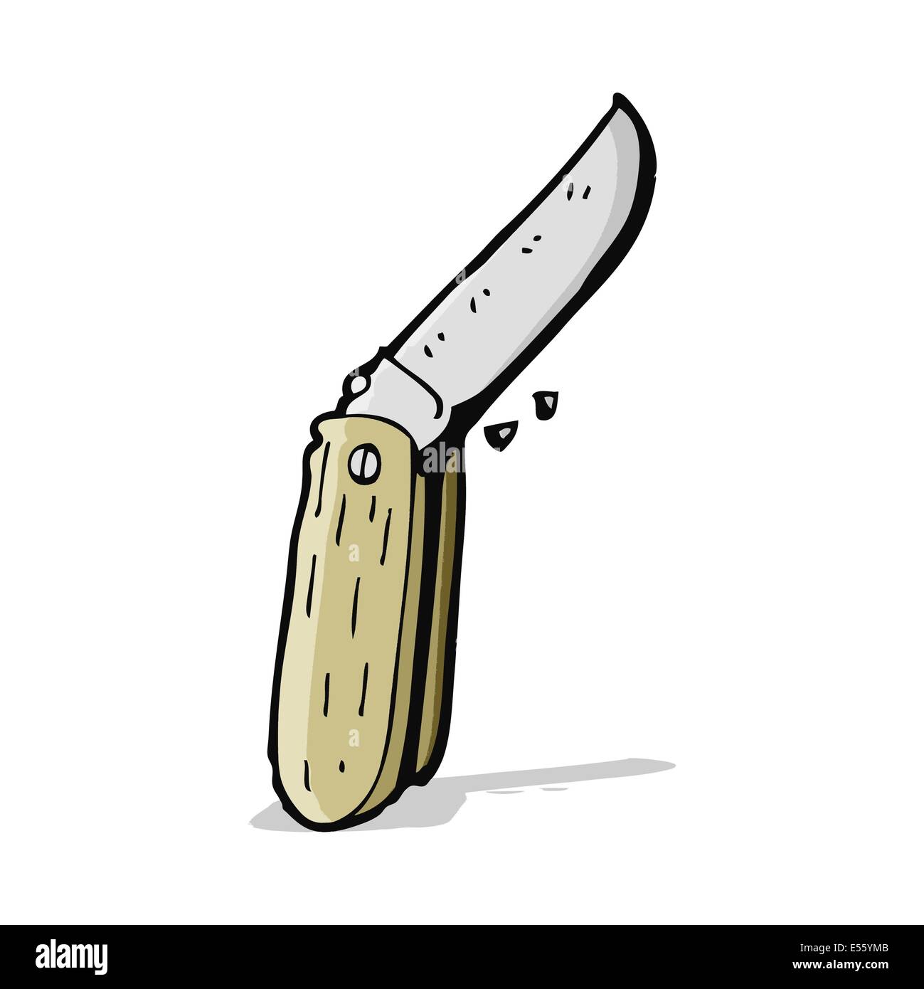 cartoon folding knife Stock Vector Image & Art - Alamy
