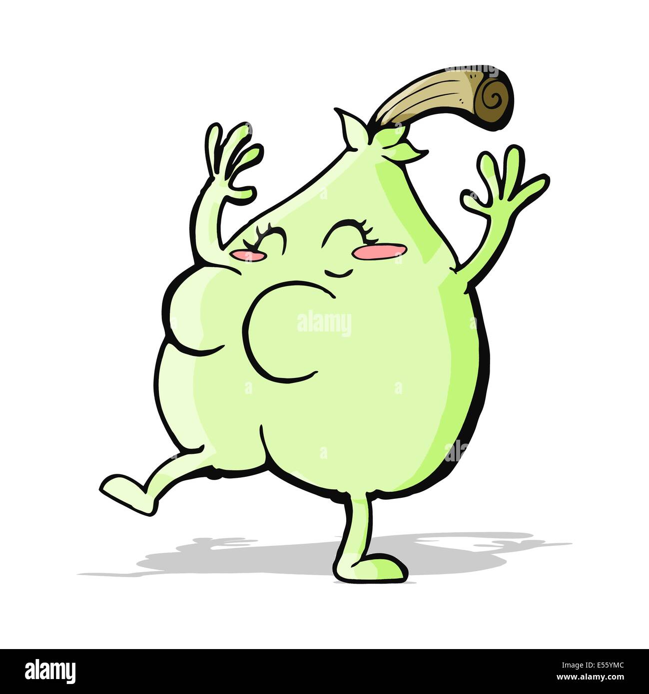 a nice pear cartoon Stock Vector Image & Art - Alamy