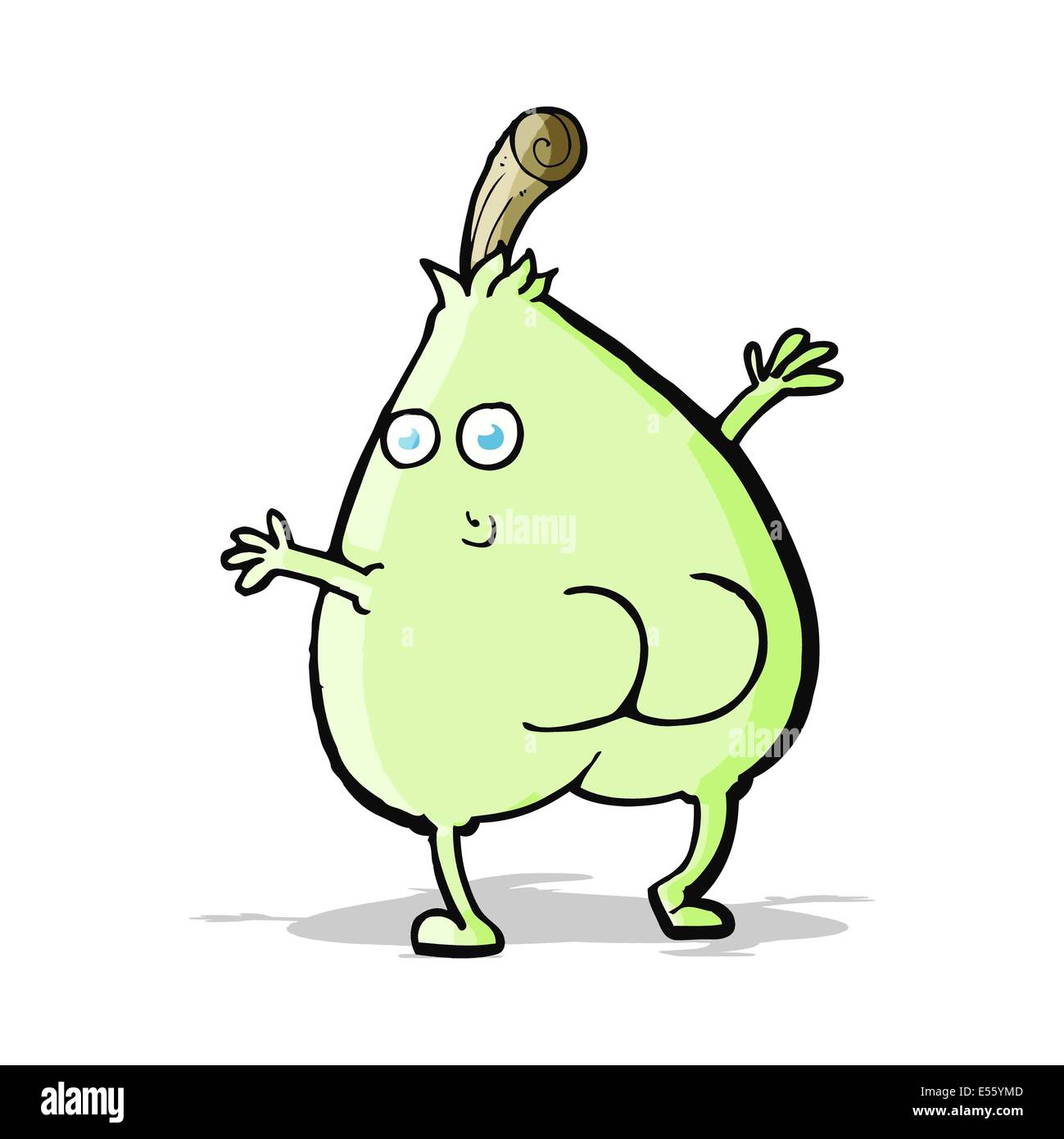 a nice pear cartoon Stock Vector Image & Art - Alamy