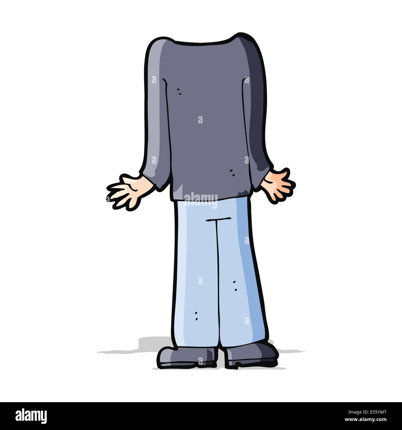 cartoon male body (mix and match cartoons or add own photos Stock ...