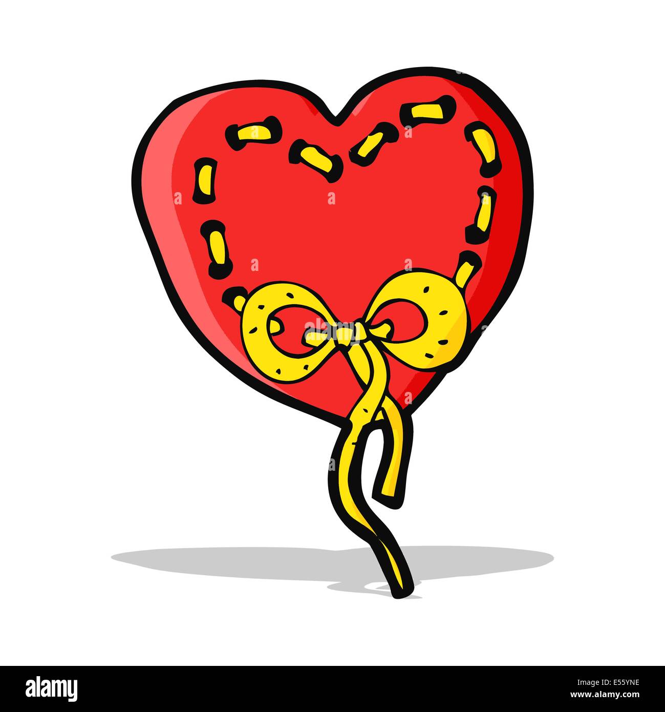 stitched heart cartoon Stock Vector Image & Art - Alamy