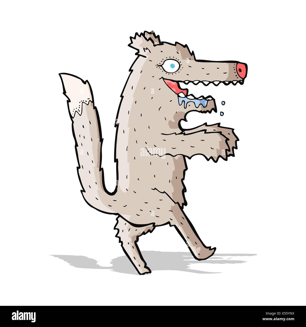 Cartoon big bad wolf hi-res stock photography and images - Alamy