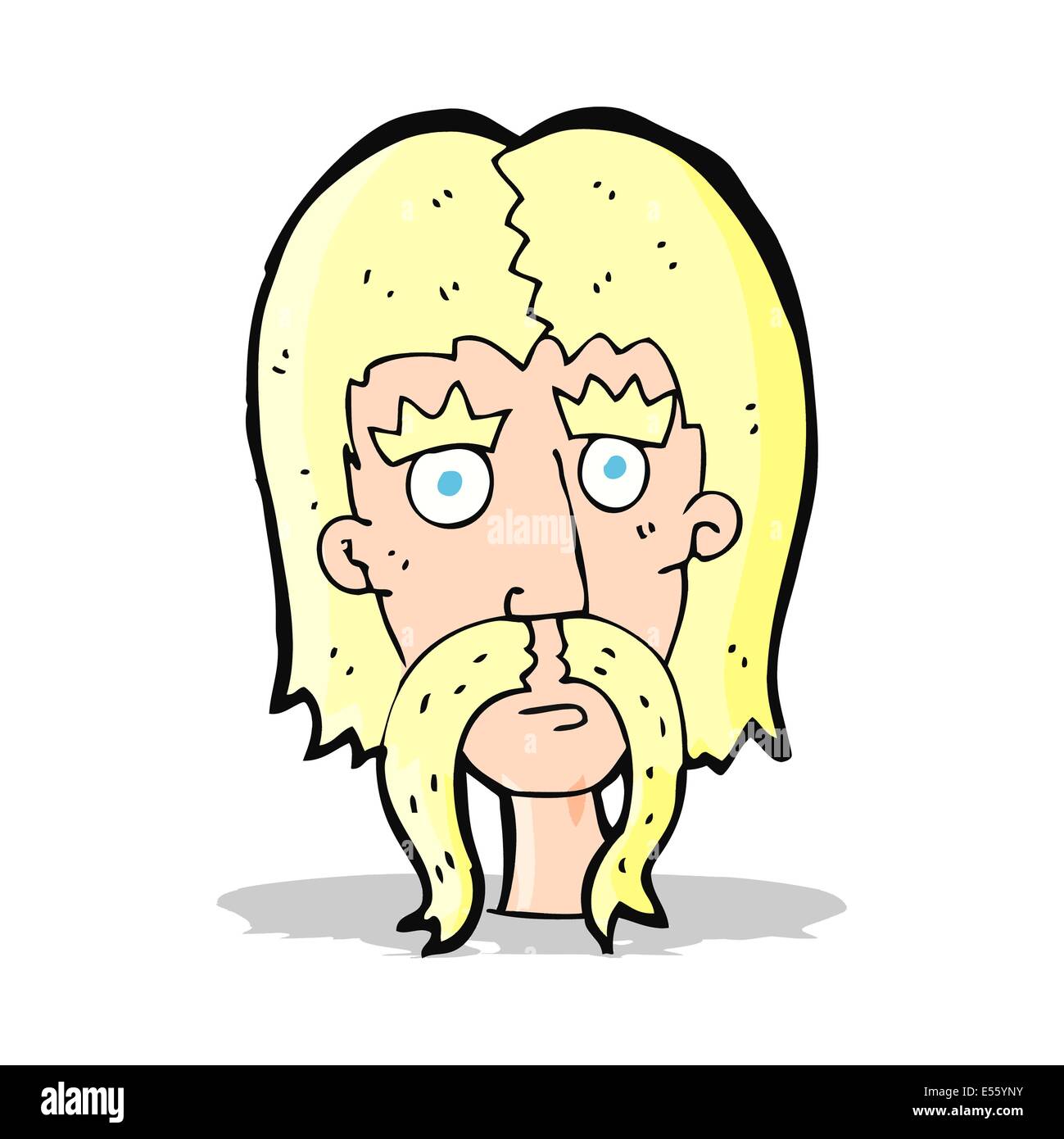cartoon man with long mustache Stock Vector Image & Art - Alamy
