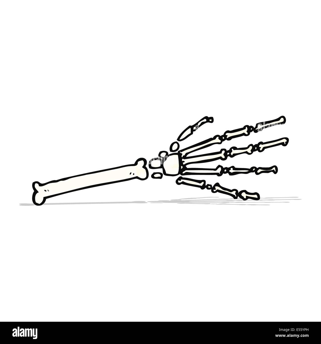 cartoon skeleton hand Stock Vector Image & Art - Alamy