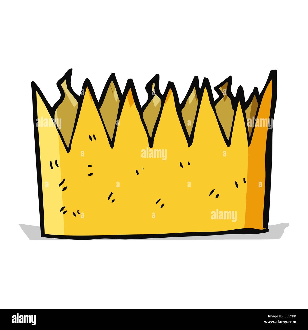 cartoon paper crown Stock Vector Image & Art - Alamy