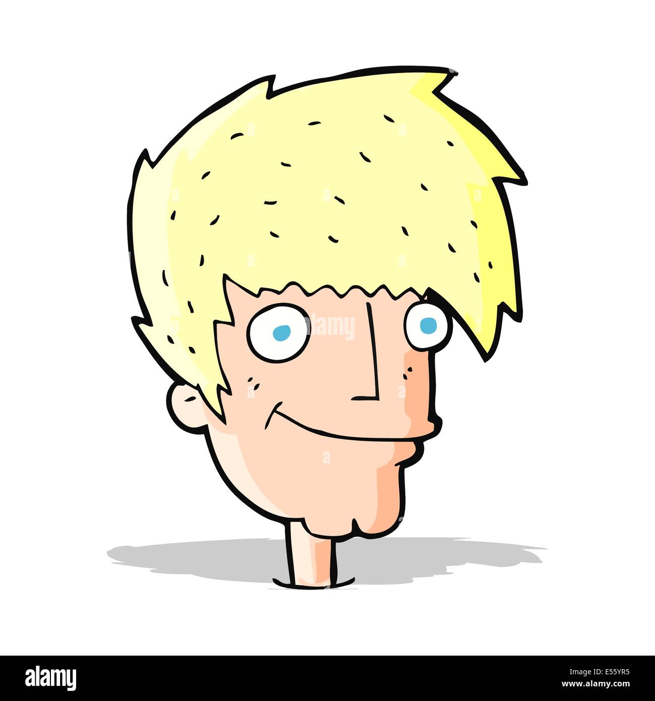 cartoon smiling man Stock Vector Image & Art - Alamy