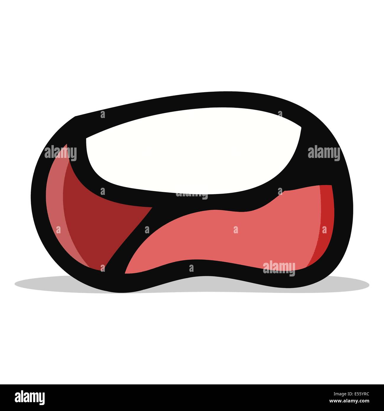 cartoon unhappy mouth Stock Vector Image & Art - Alamy