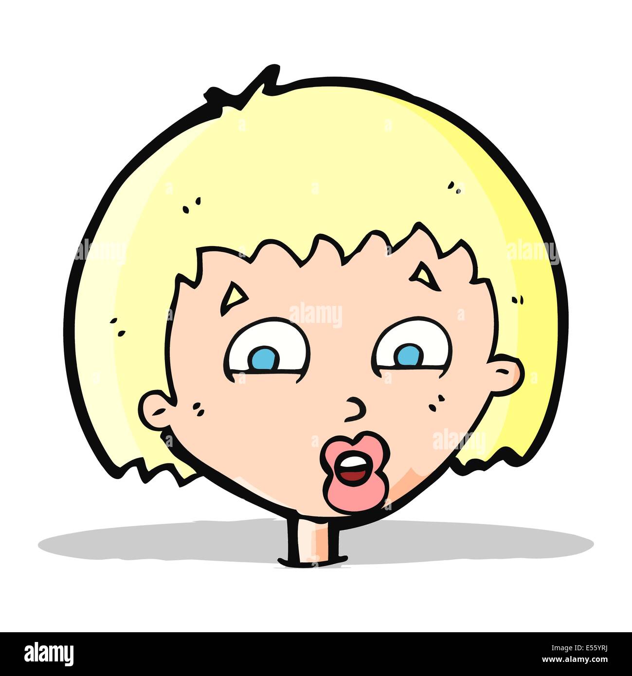 cartoon shocked expression Stock Vector Image & Art - Alamy