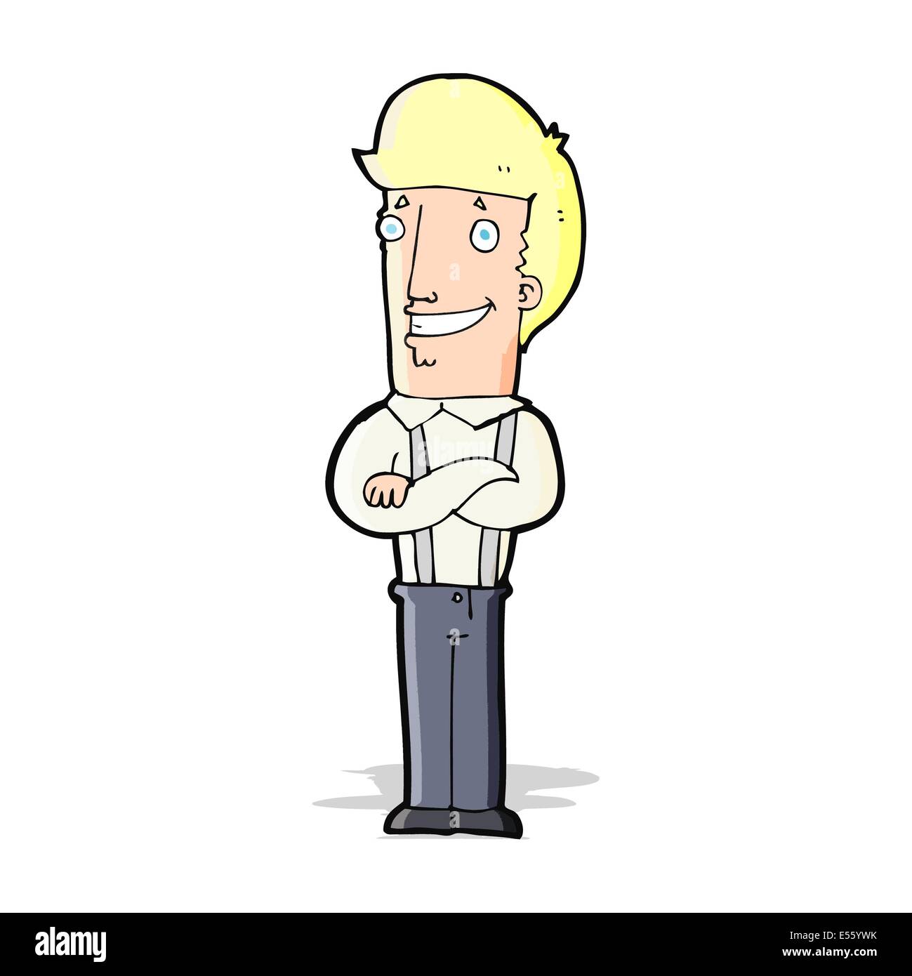 cartoon proud man Stock Vector Image & Art - Alamy