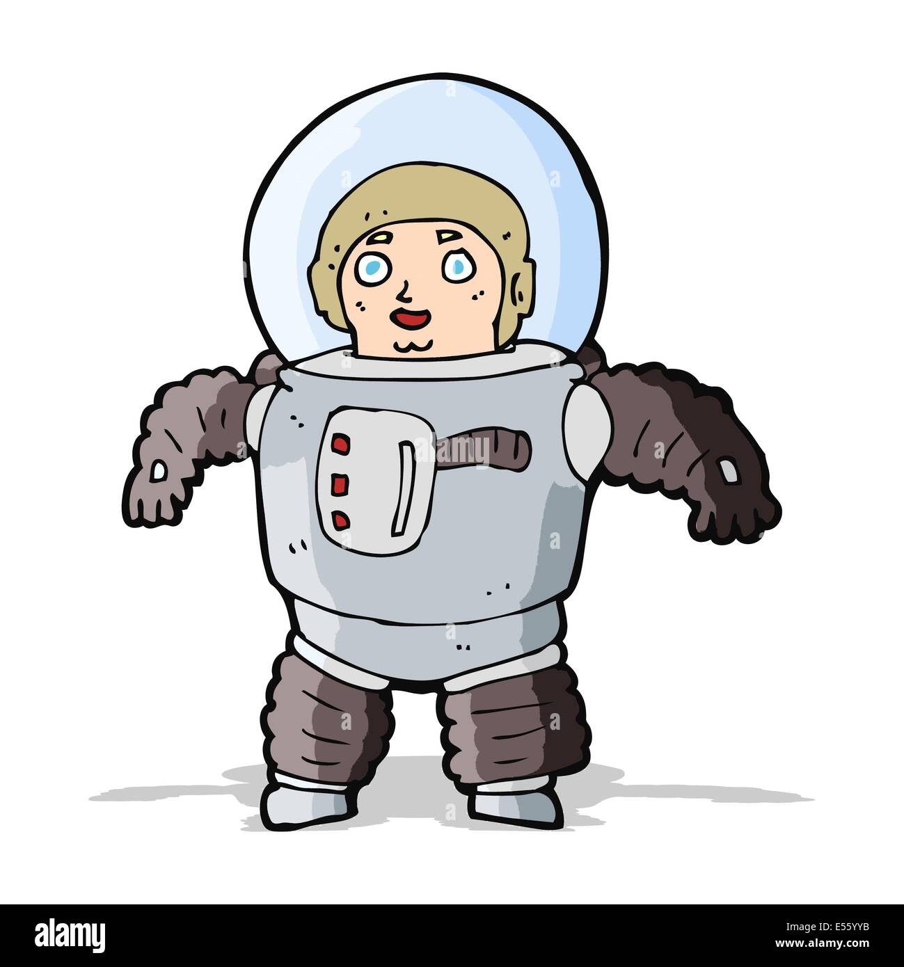 cartoon space man Stock Vector Image & Art - Alamy