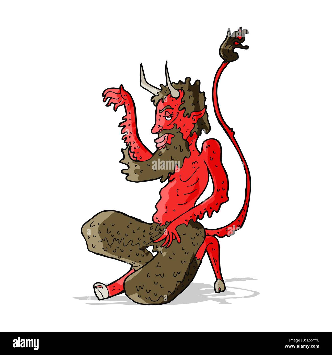 cartoon traditional devil Stock Vector Image & Art - Alamy