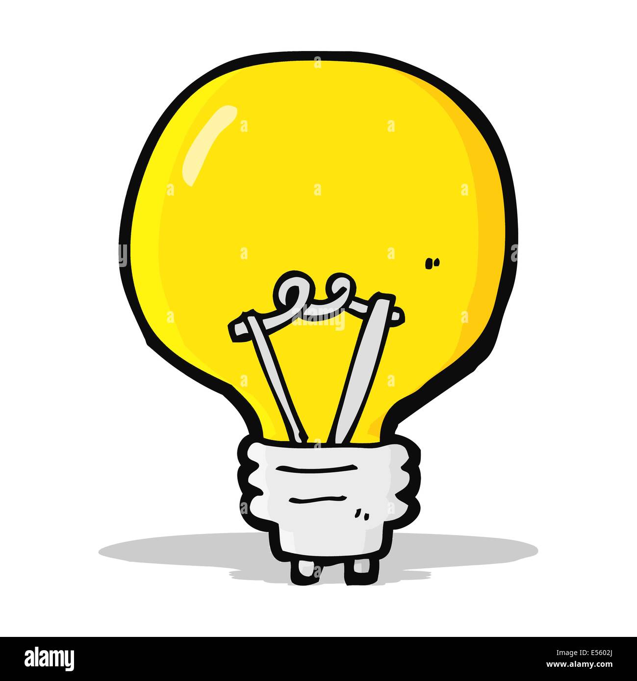 cartoon light bulb Stock Vector Image & Art - Alamy