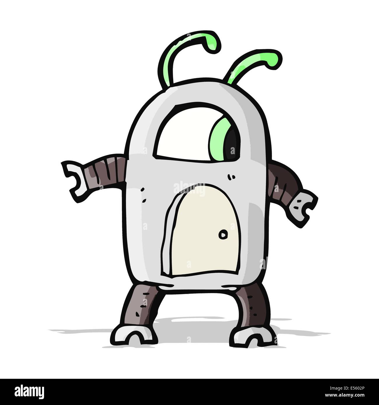 cartoon alien robot Stock Vector Image & Art - Alamy