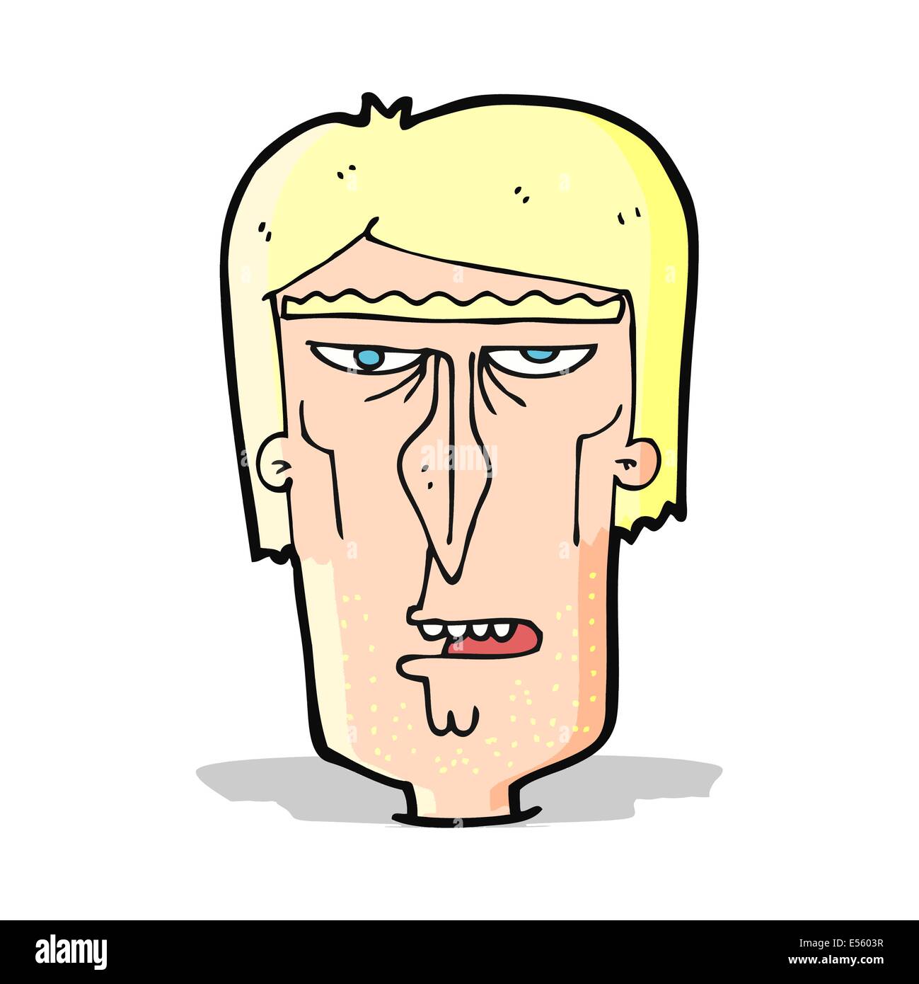 cartoon angry face Stock Vector Image & Art - Alamy