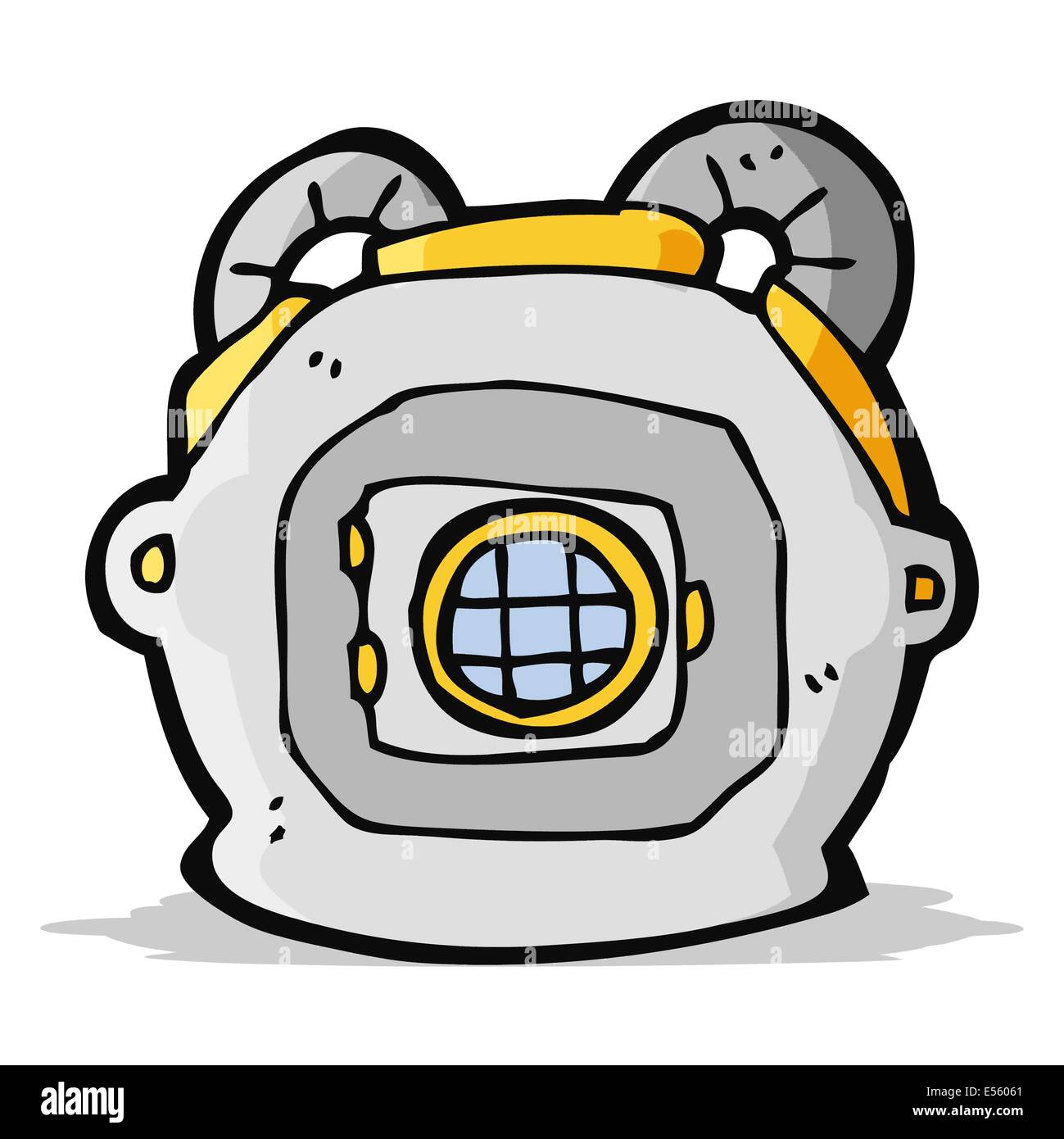 cartoon deep sea diver helmet Stock Vector Image & Art - Alamy
