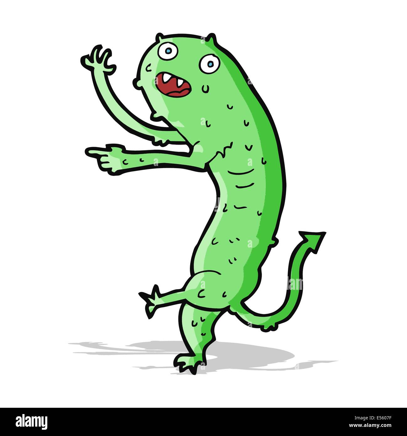 cartoon gross little monster Stock Vector Image & Art - Alamy