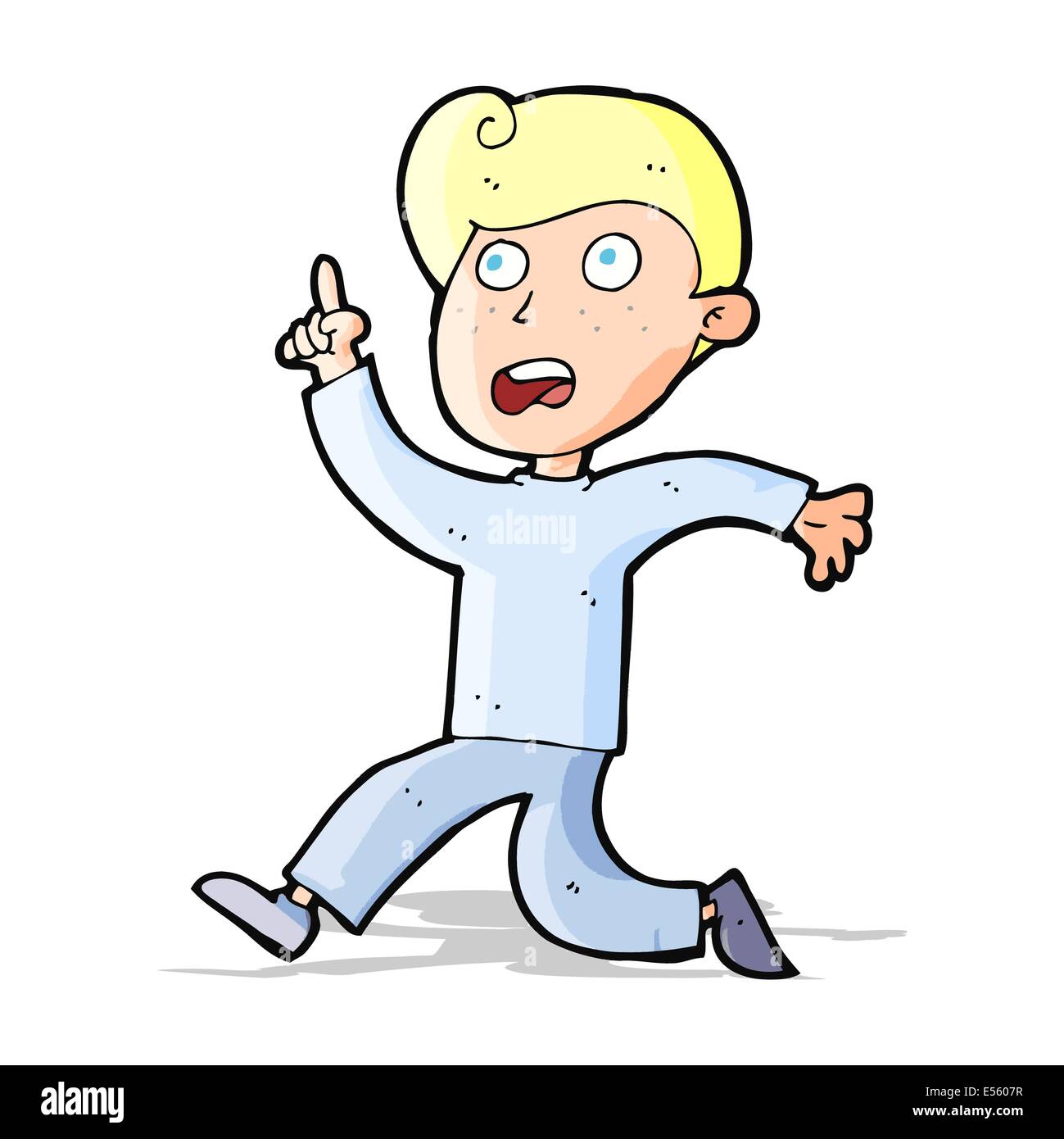 cartoon boy panicking Stock Vector Image & Art - Alamy
