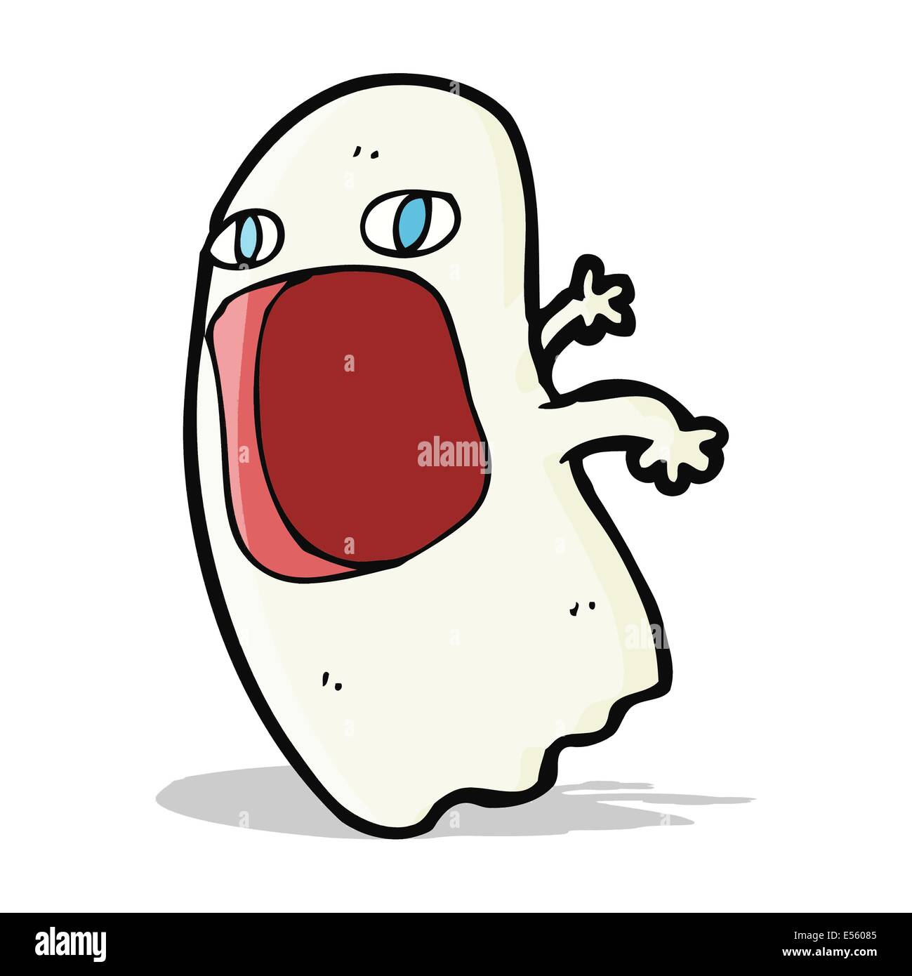 funny cartoon ghost Stock Vector Image & Art - Alamy