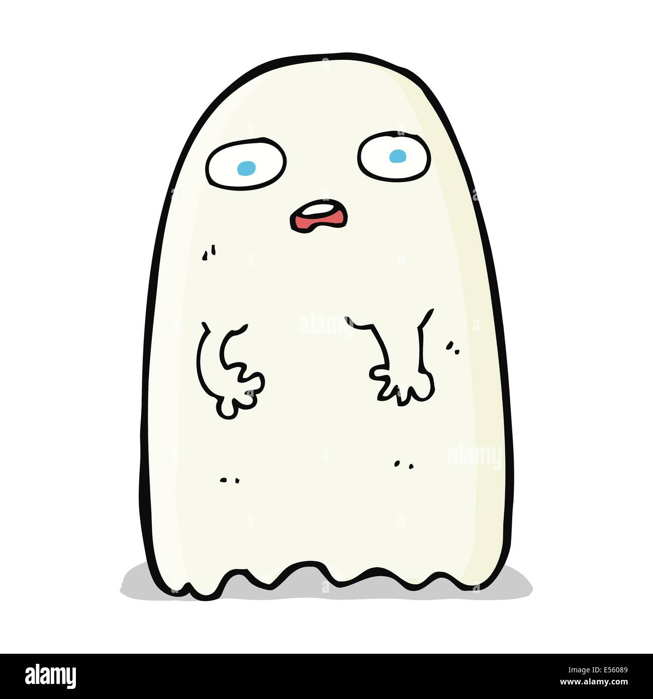funny cartoon ghost Stock Vector Image & Art - Alamy