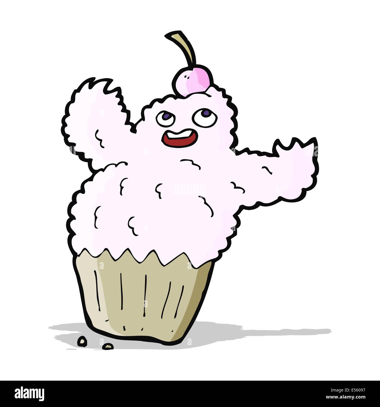 cartoon cupcake monster Stock Vector Image & Art - Alamy