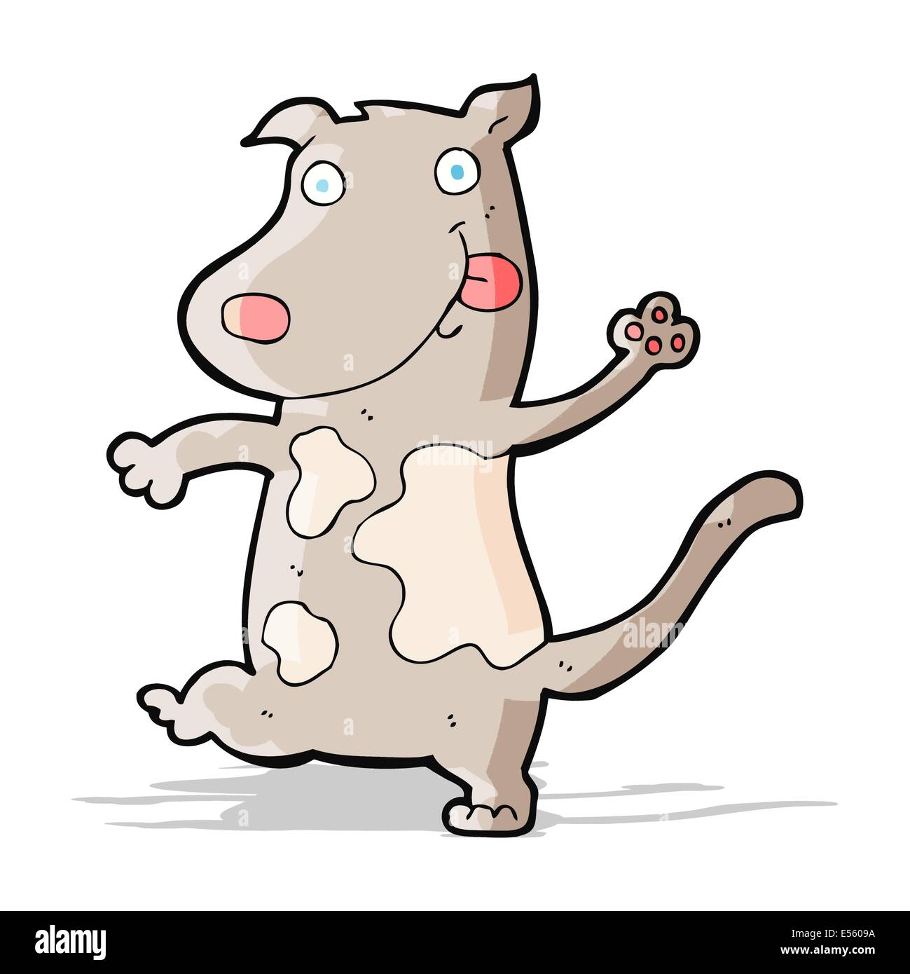 cartoon happy dog Stock Vector Image & Art - Alamy