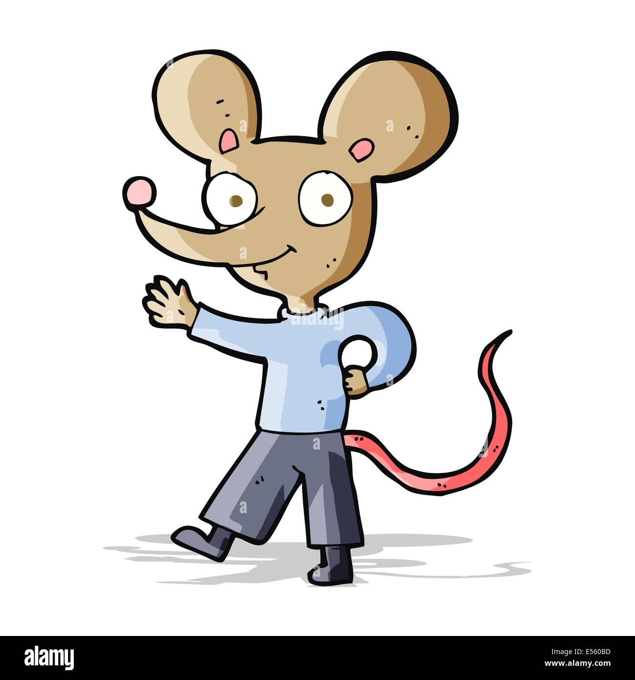 cartoon waving mouse Stock Vector Image & Art - Alamy