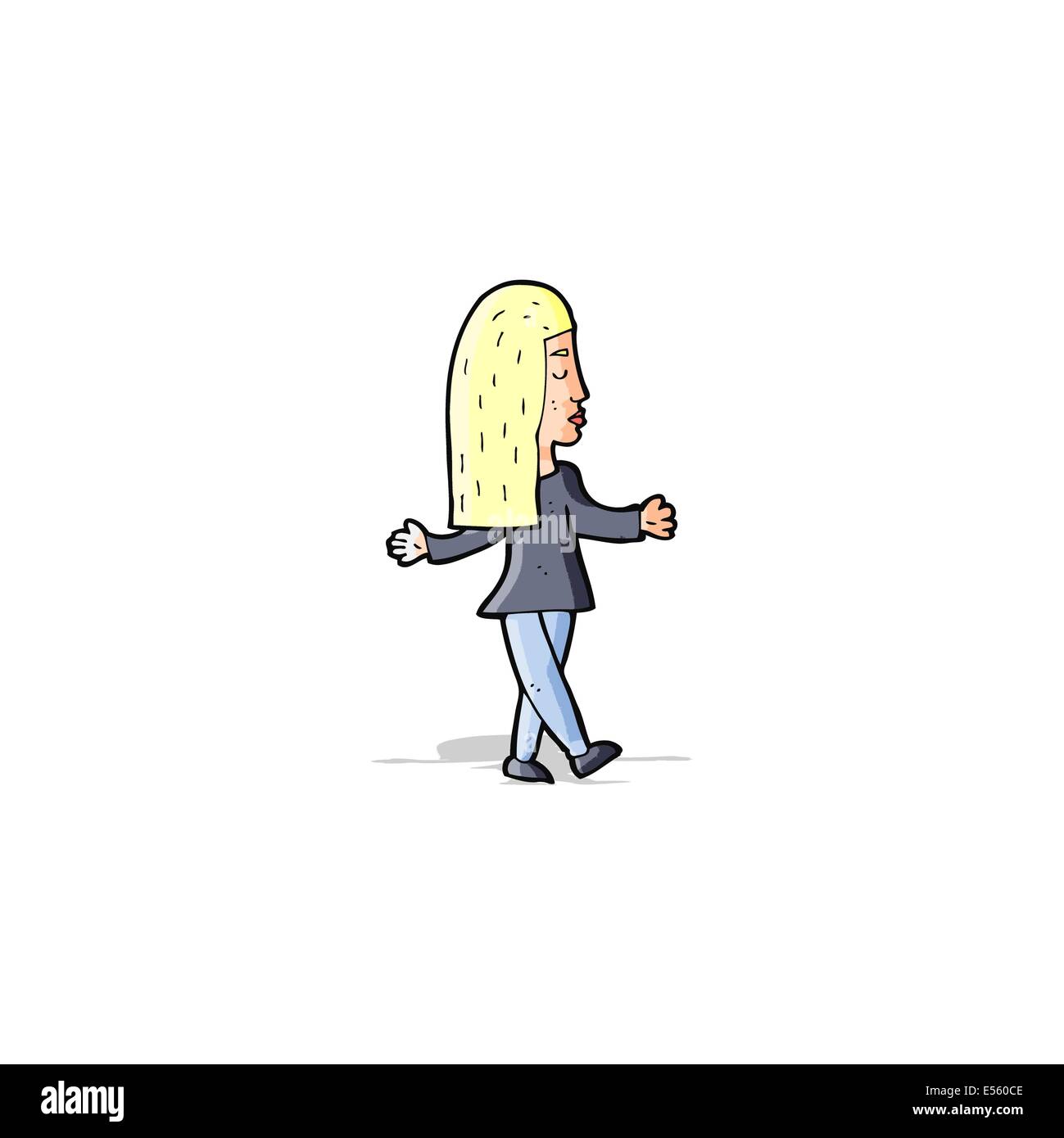 Cartoon Woman Shrugging Shoulders Stock Vector Image And Art Alamy