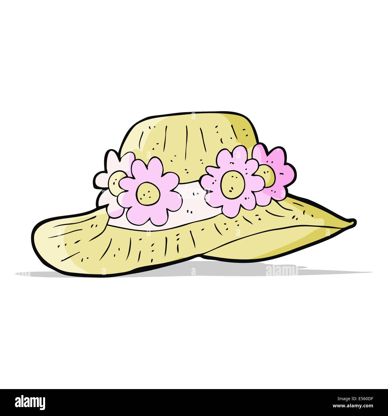 cartoon summer hat Stock Vector Image & Art - Alamy