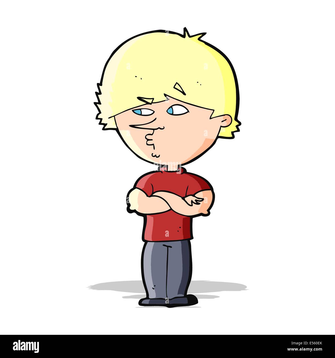 cartoon suspicious man Stock Vector Image & Art - Alamy