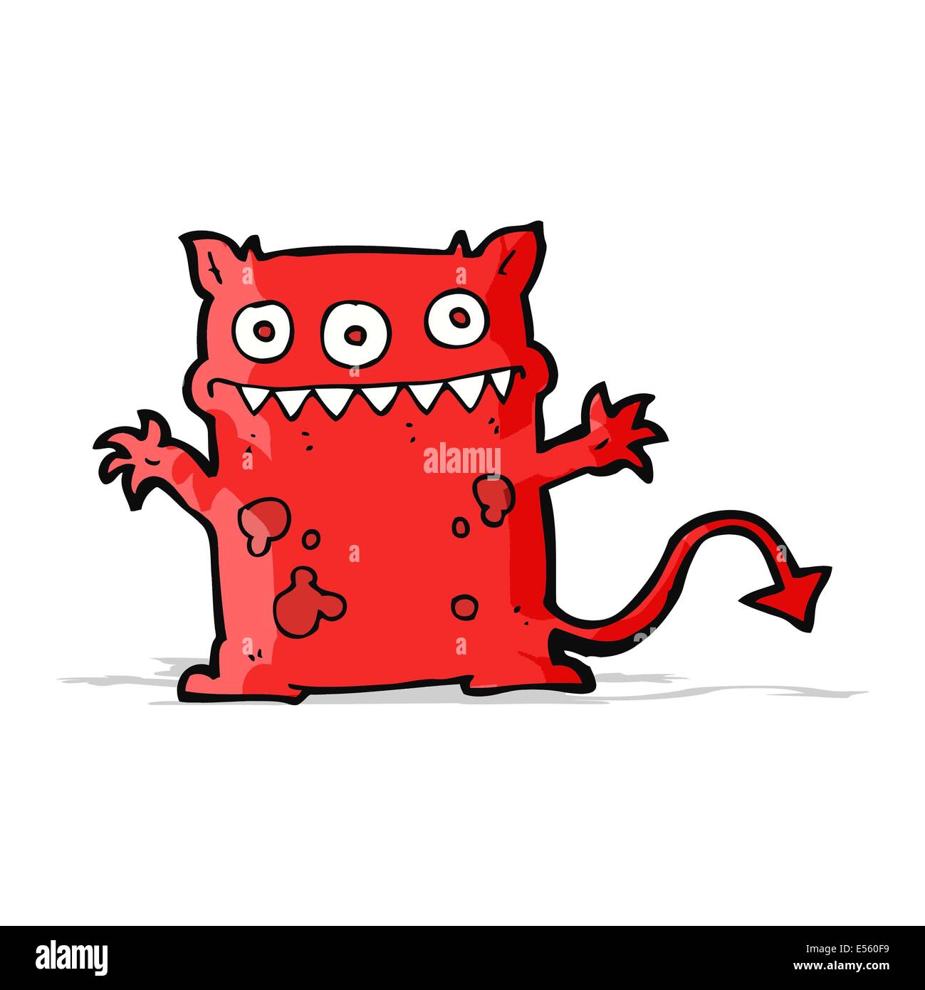 cartoon little monster Stock Vector Image & Art - Alamy