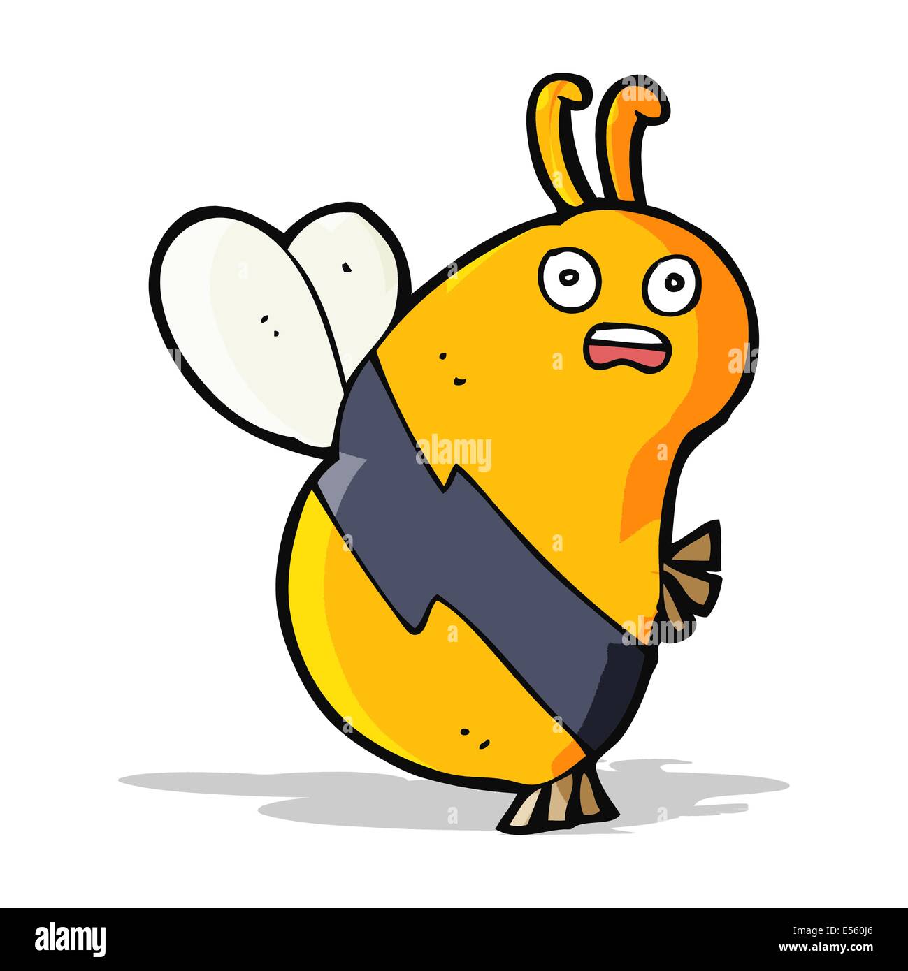 funny cartoon bee Stock Vector Image & Art - Alamy