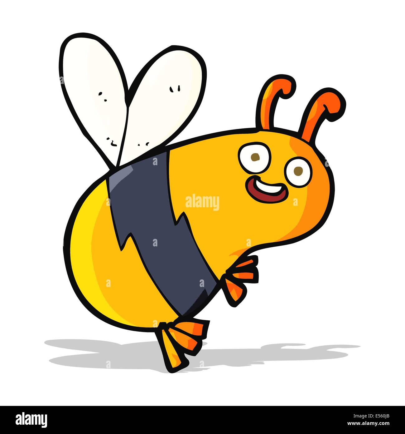 funny cartoon bee Stock Vector Image & Art - Alamy