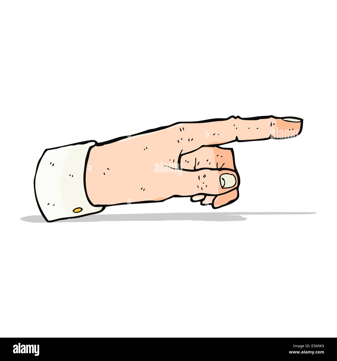 cartoon pointing hand Stock Vector Image & Art - Alamy