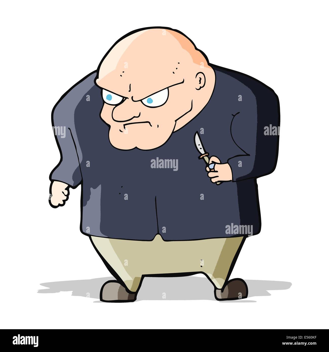 cartoon evil man Stock Vector Image & Art - Alamy