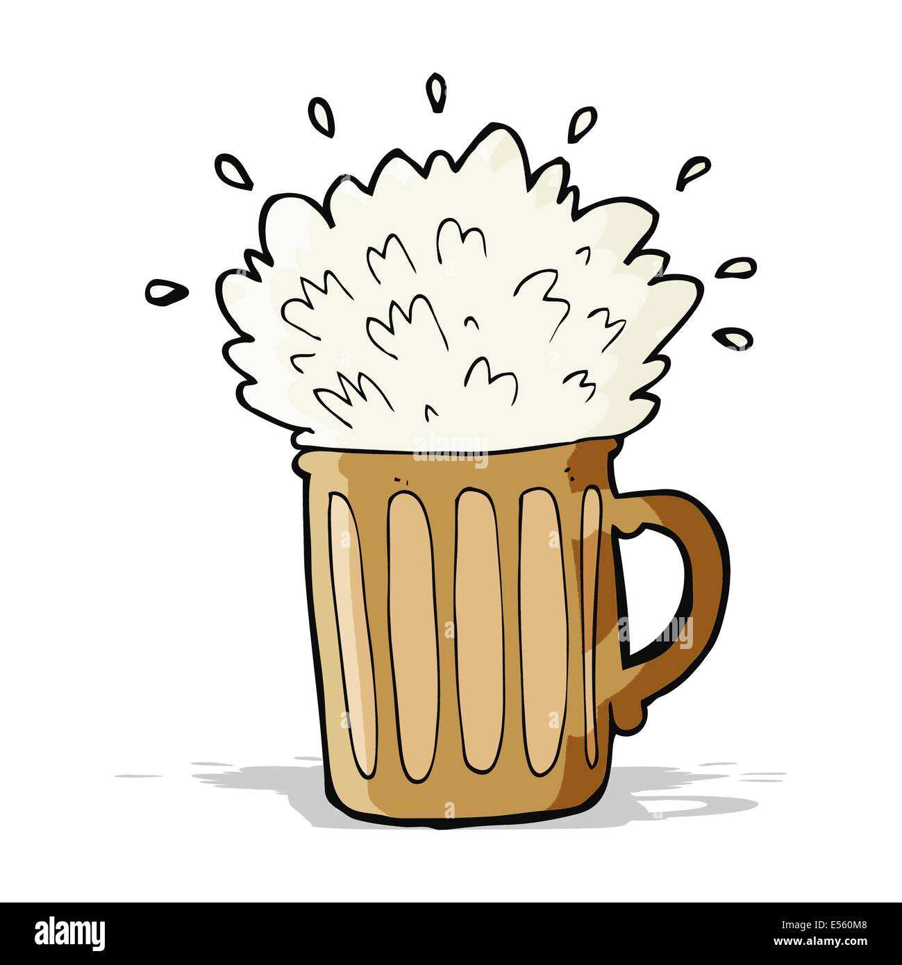 cartoon frothy beer Stock Vector Image & Art - Alamy