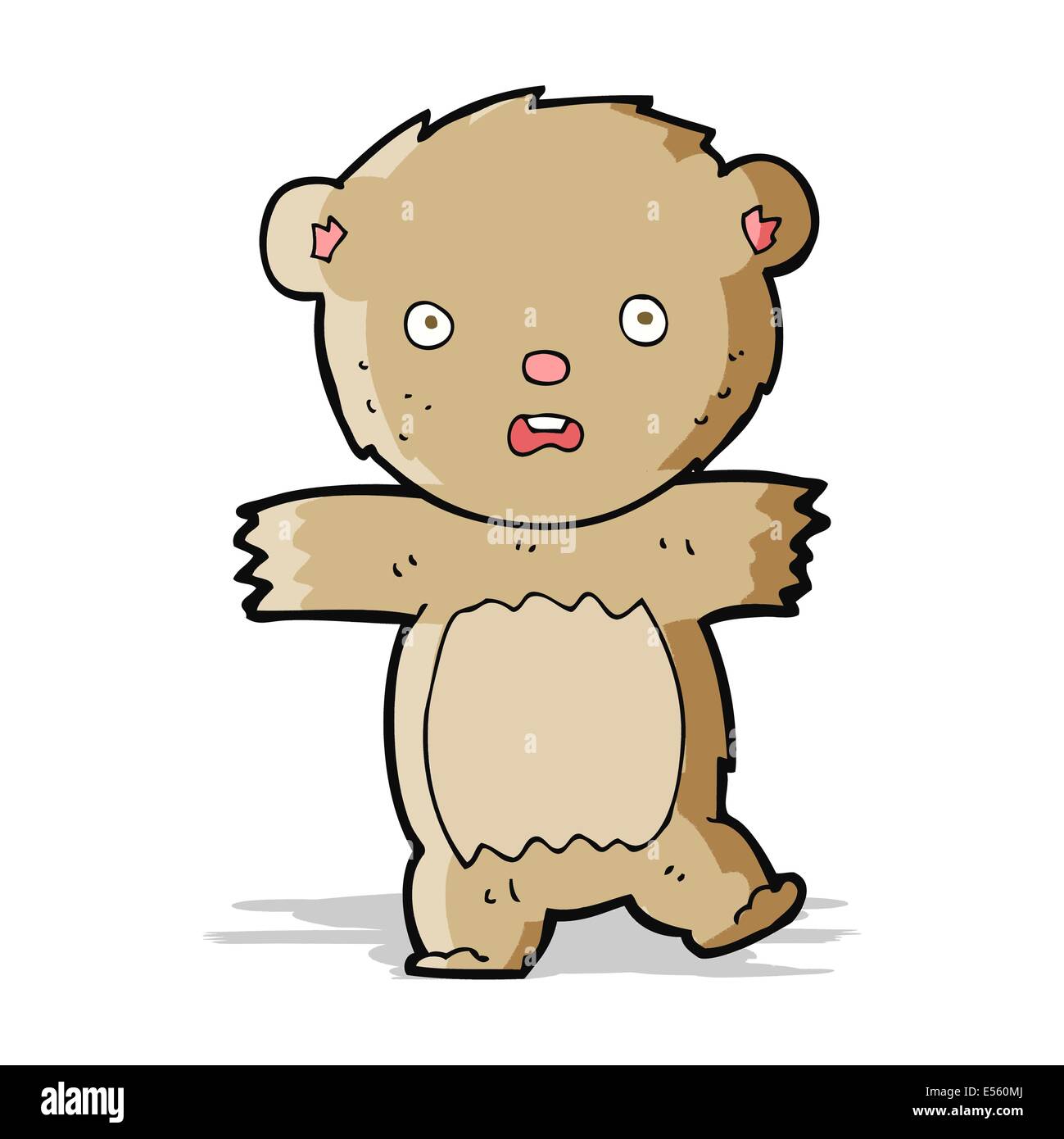 cartoon shocked teddy bear Stock Vector Image & Art - Alamy