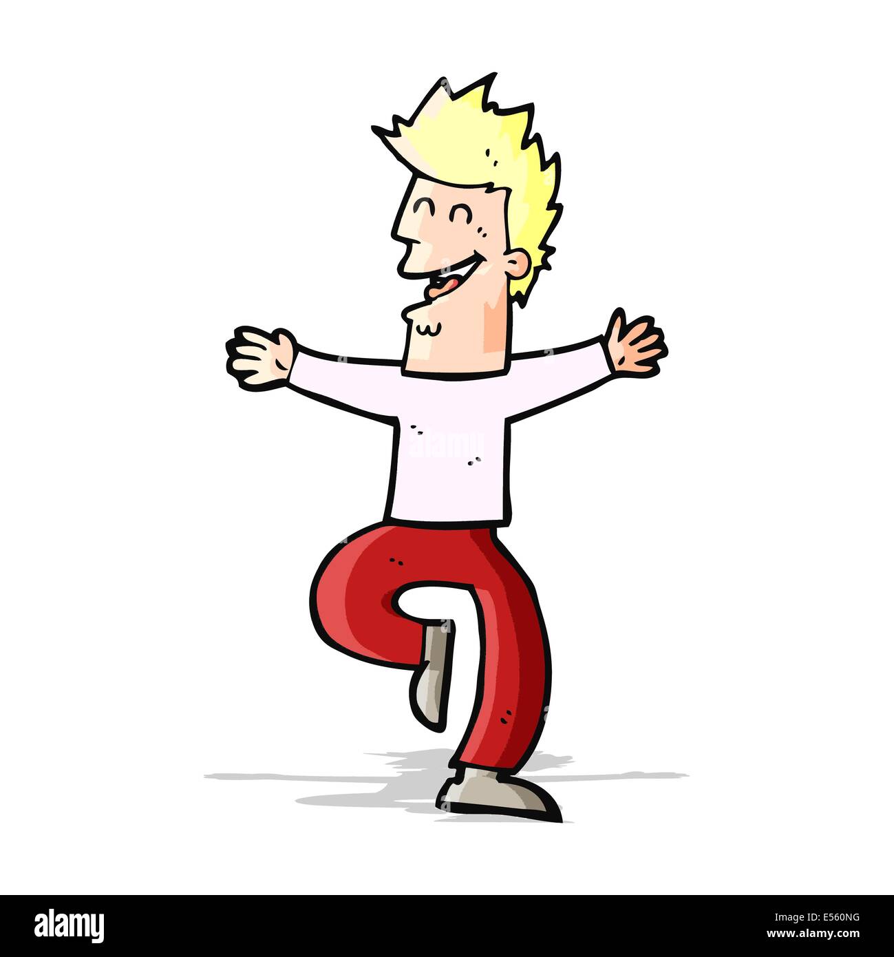 cartoon laughing man Stock Vector Image & Art - Alamy