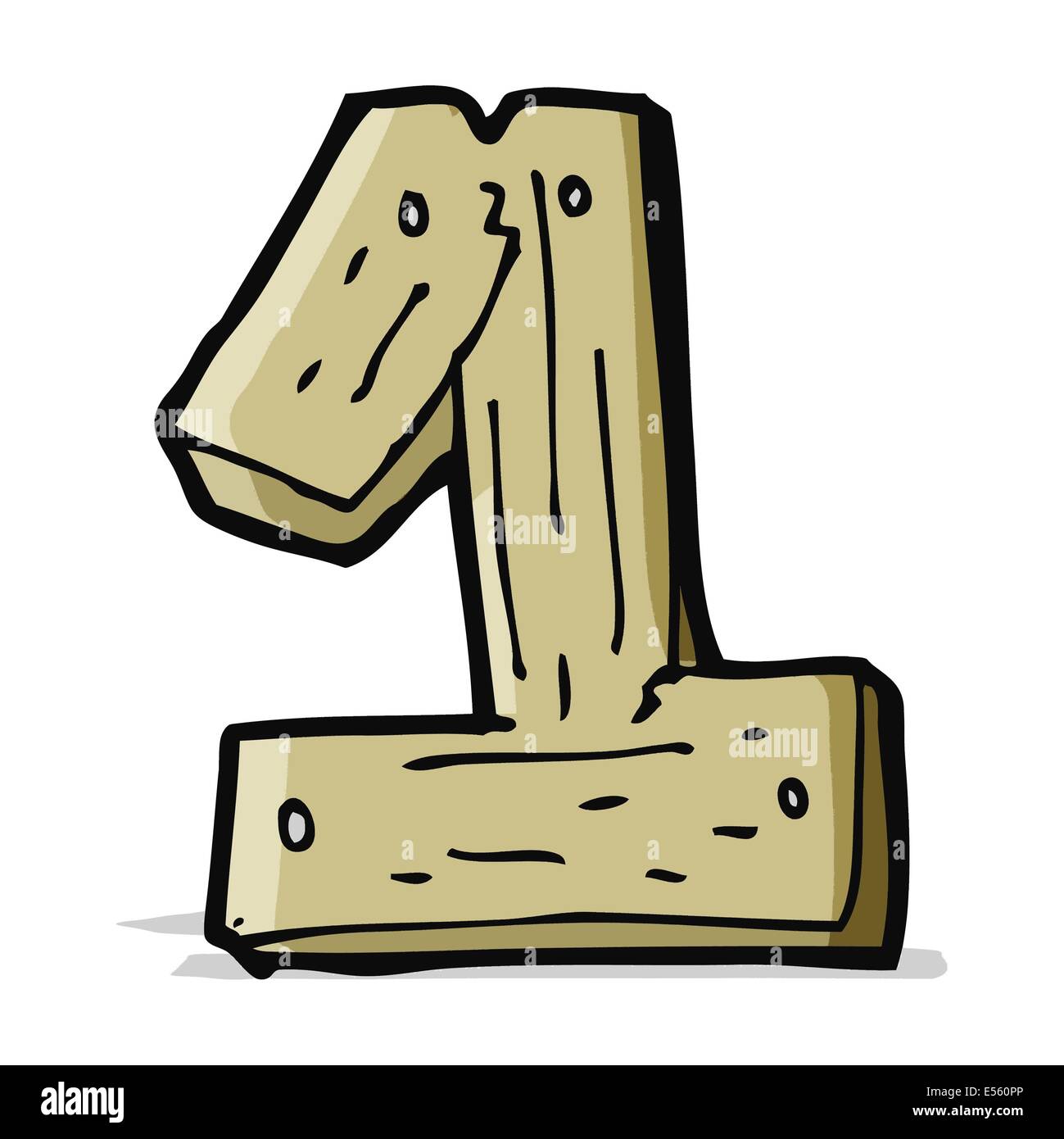 cartoon wooden number Stock Vector Image & Art - Alamy