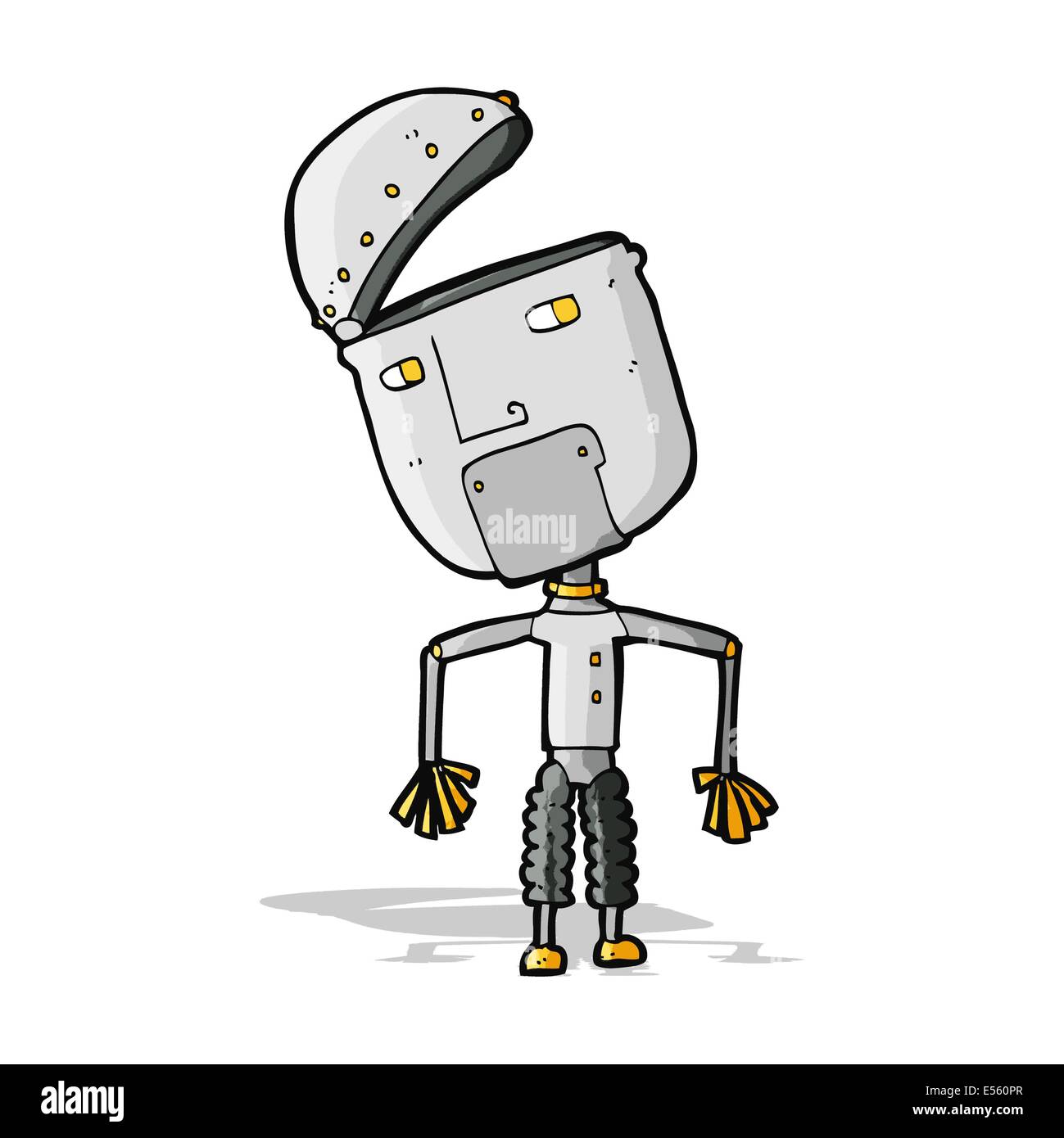 cartoon funny robot Stock Vector Image & Art - Alamy