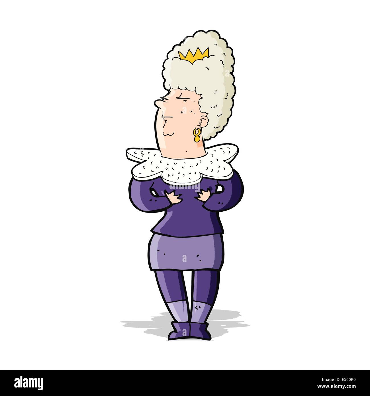 cartoon aristocratic woman Stock Vector Image & Art - Alamy