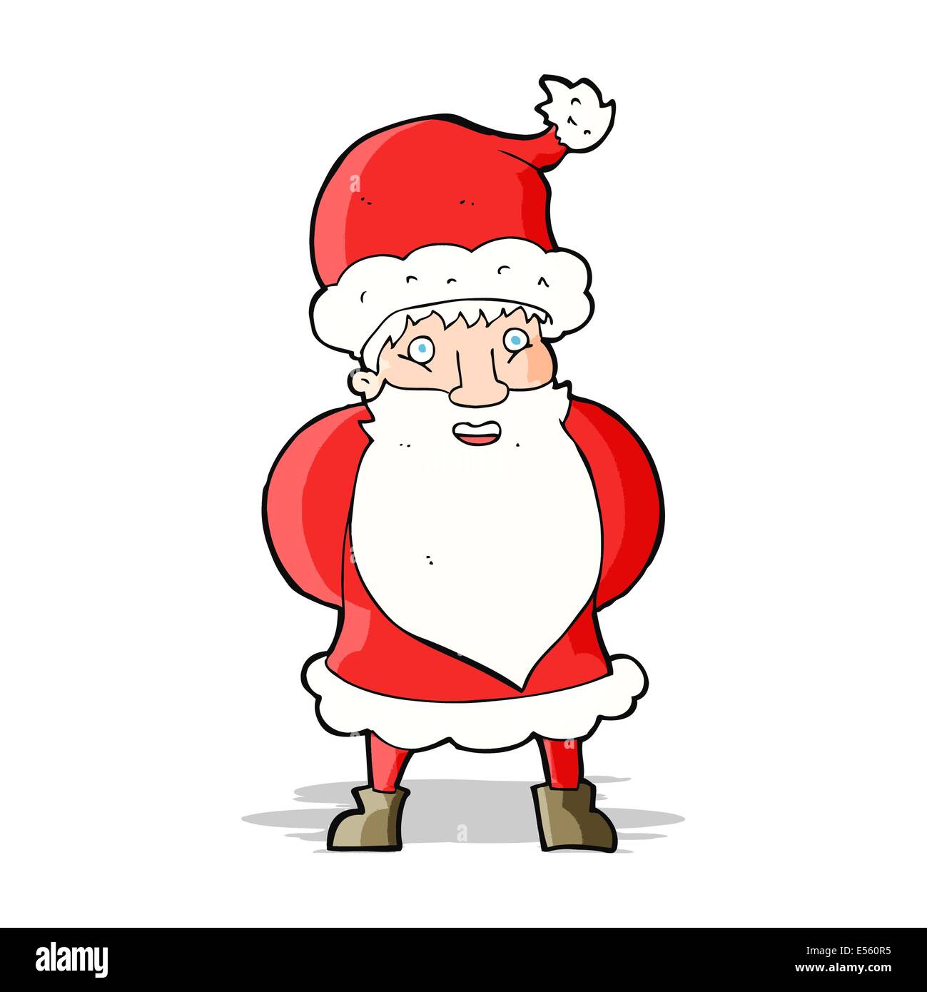 cartoon santa claus Stock Vector Image & Art - Alamy