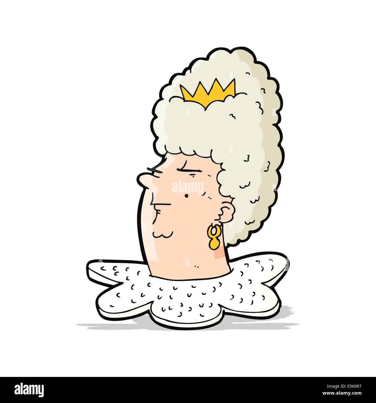 cartoon queen's head Stock Vector Image & Art - Alamy