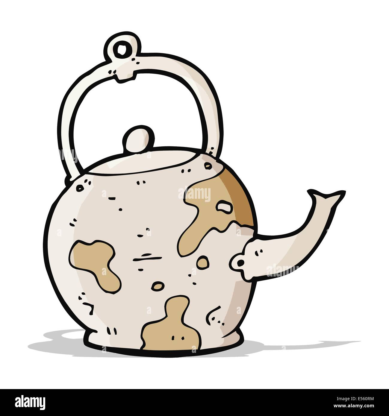 cartoon old tea pot Stock Vector Image & Art - Alamy