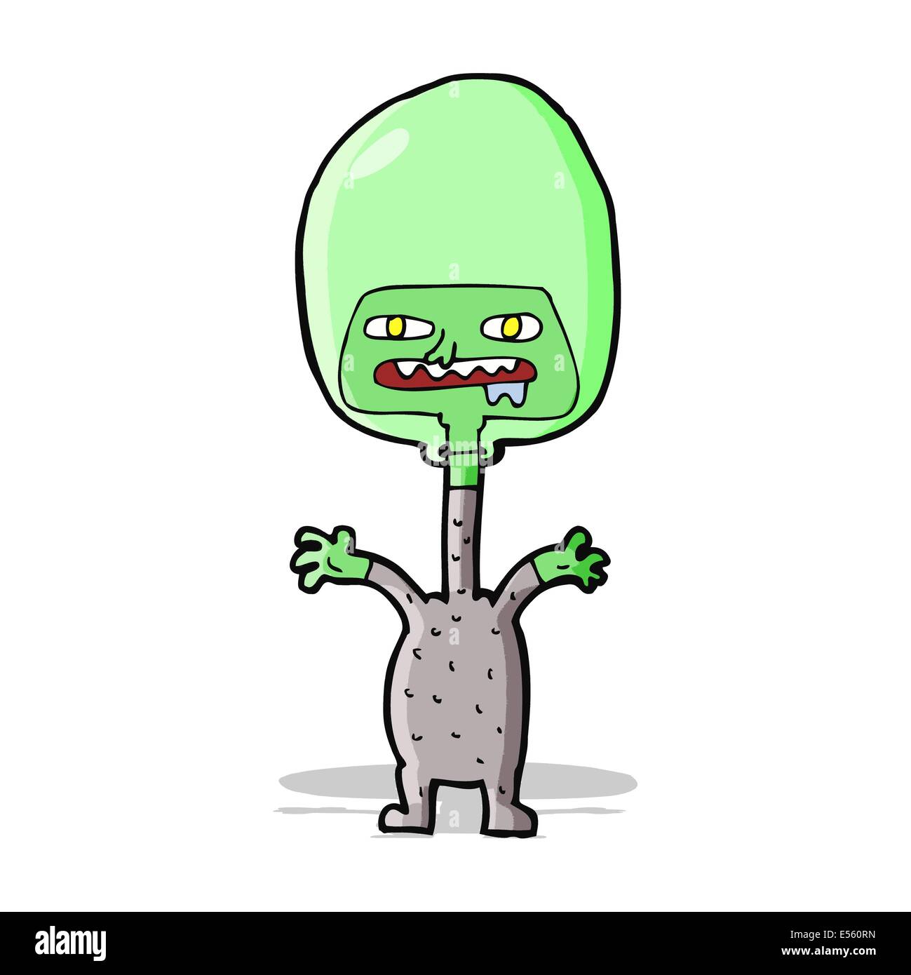 cartoon space alien Stock Vector Image & Art - Alamy