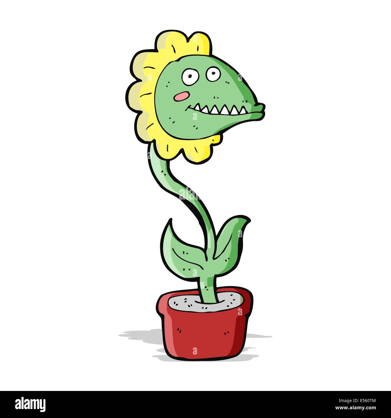 cartoon monster plant Stock Vector Image & Art - Alamy