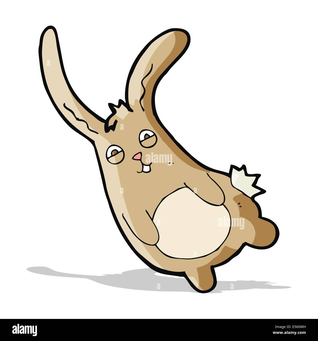 funny cartoon rabbit Stock Vector Image & Art - Alamy
