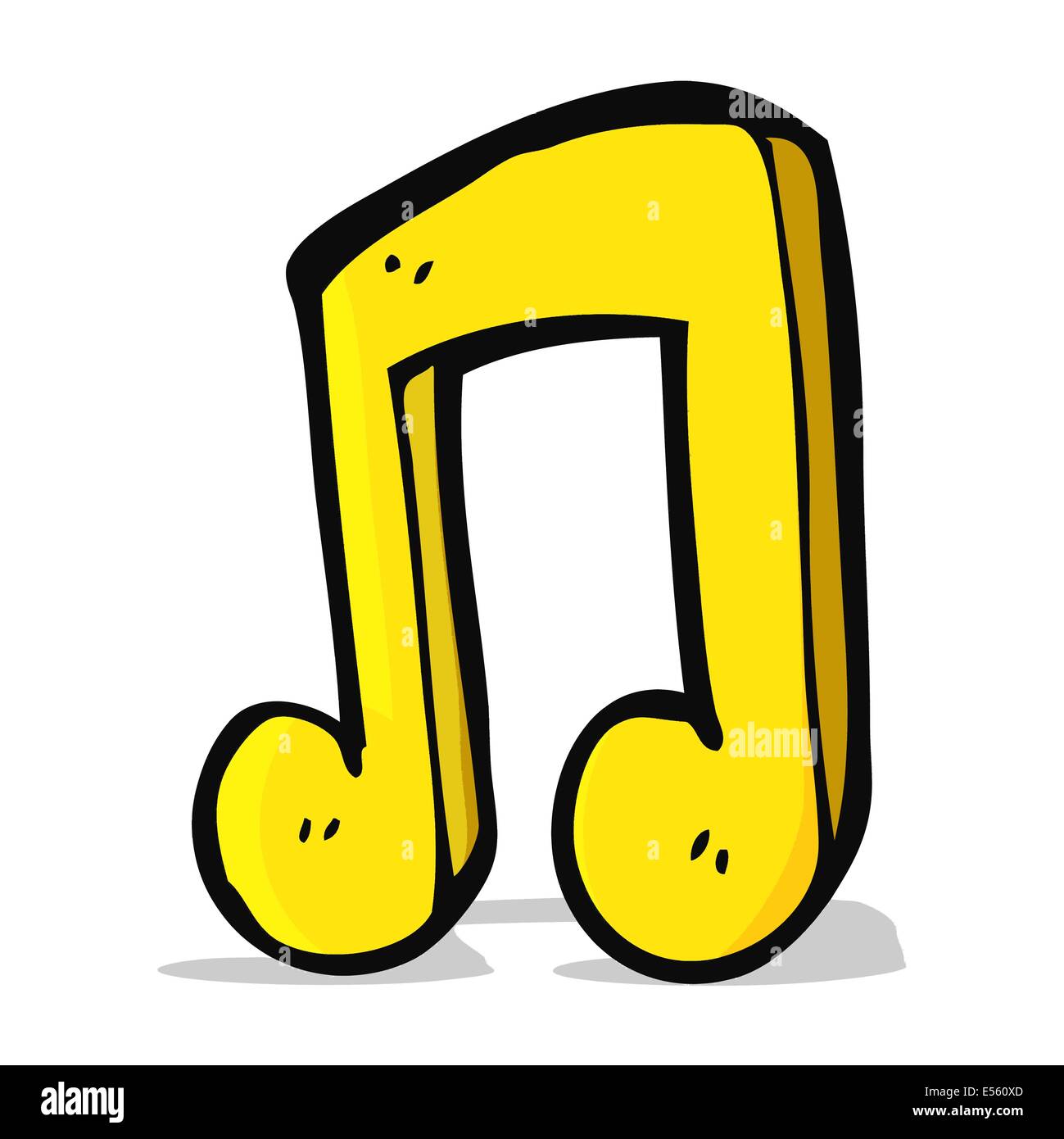 cartoon musical note Stock Vector Image & Art - Alamy