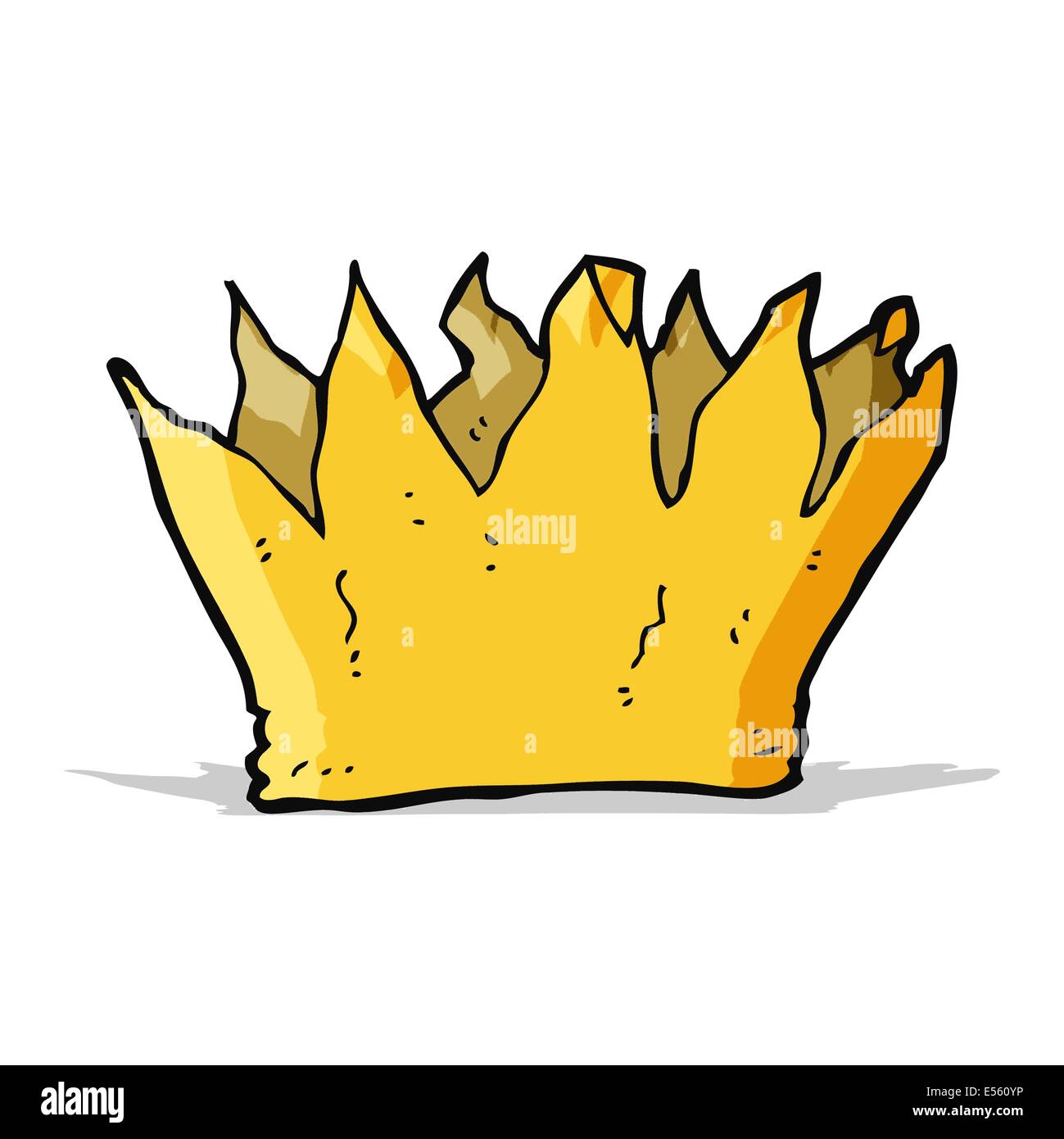 cartoon paper crown Stock Vector Image & Art - Alamy