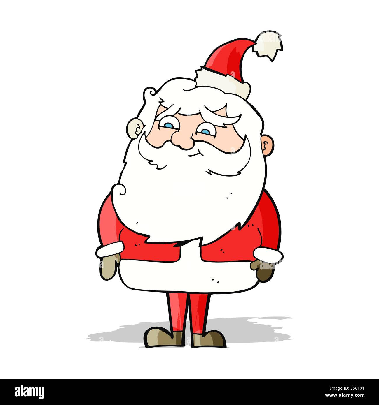 cartoon santa claus Stock Vector Image & Art - Alamy