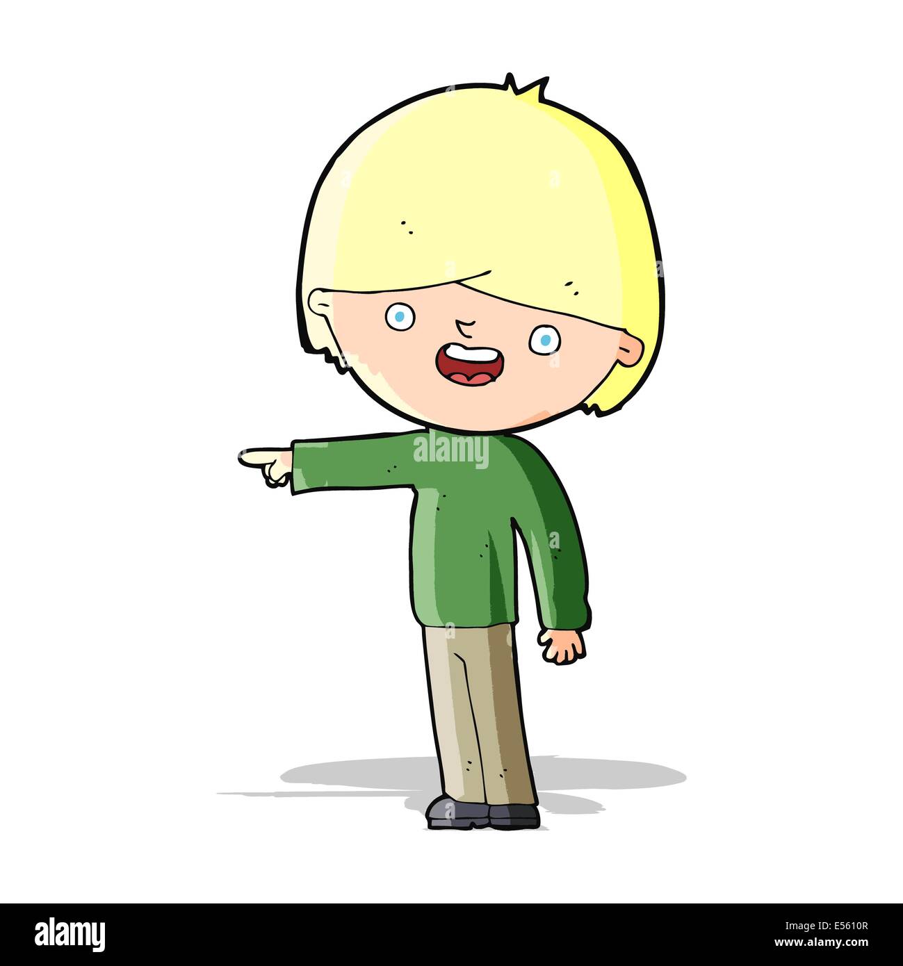 cartoon man pointing Stock Vector Image & Art - Alamy